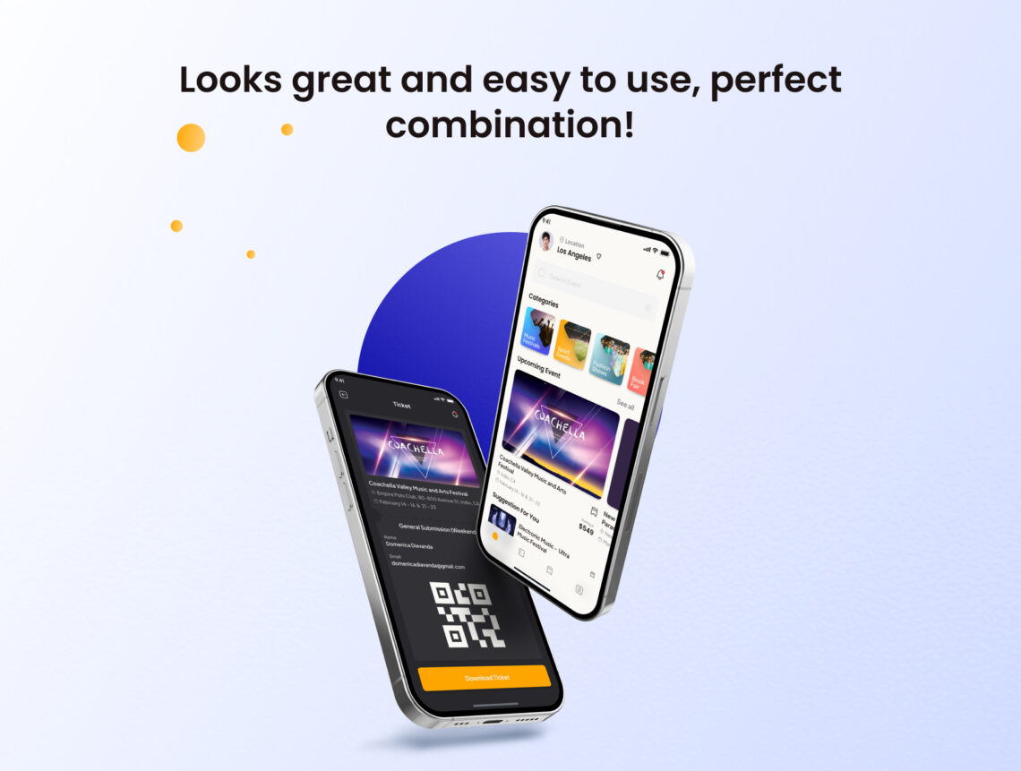 دانلود رابط کاربری EventEase - Event Booking App UI Kit